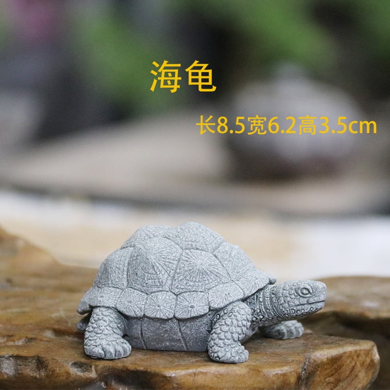 Dayesque Mini Turtle Figurine Aquarium Decorations Micro Landscape ...