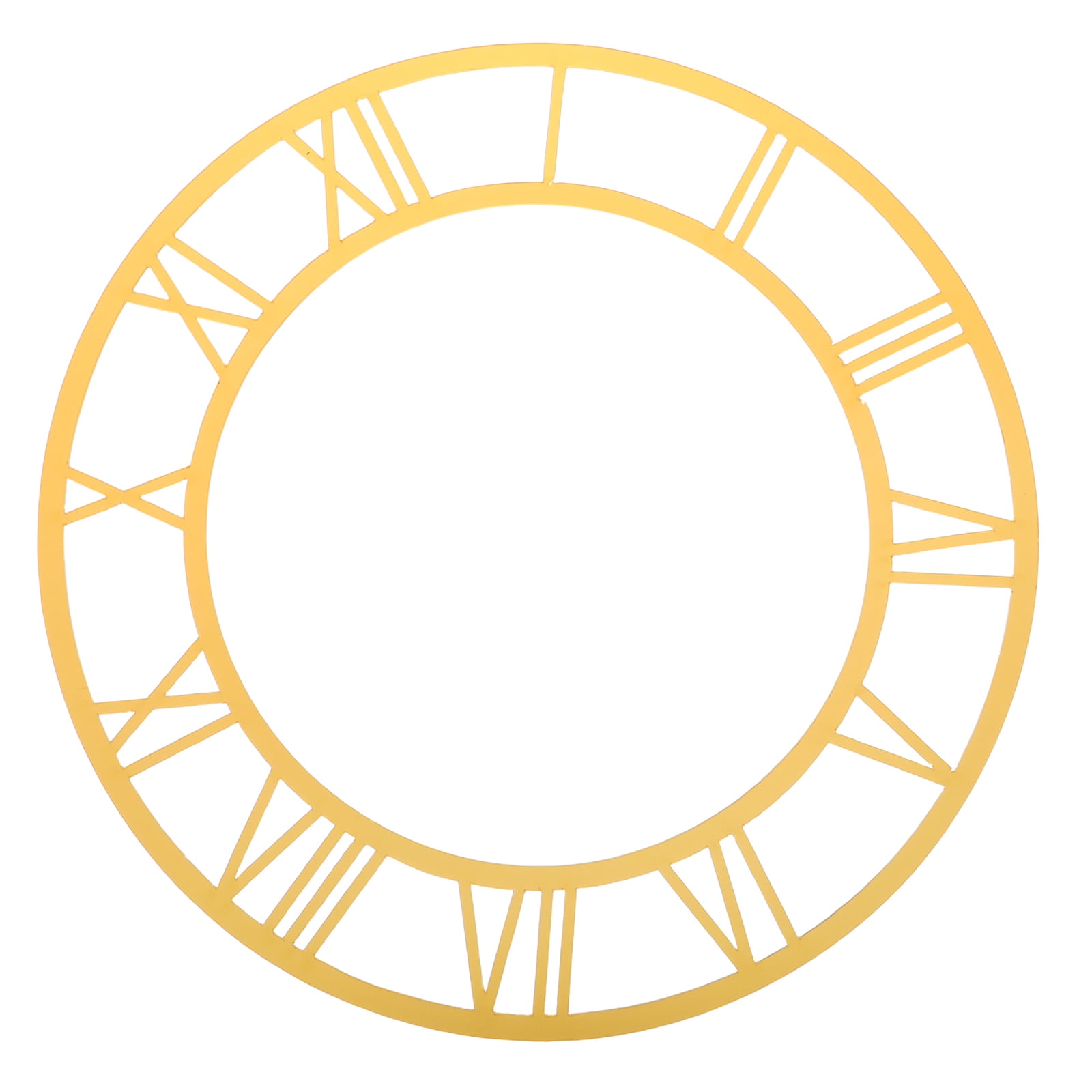 Dayesque Minimalist Round Roman Numerals Wall Clock Acrylic Mirror ...
