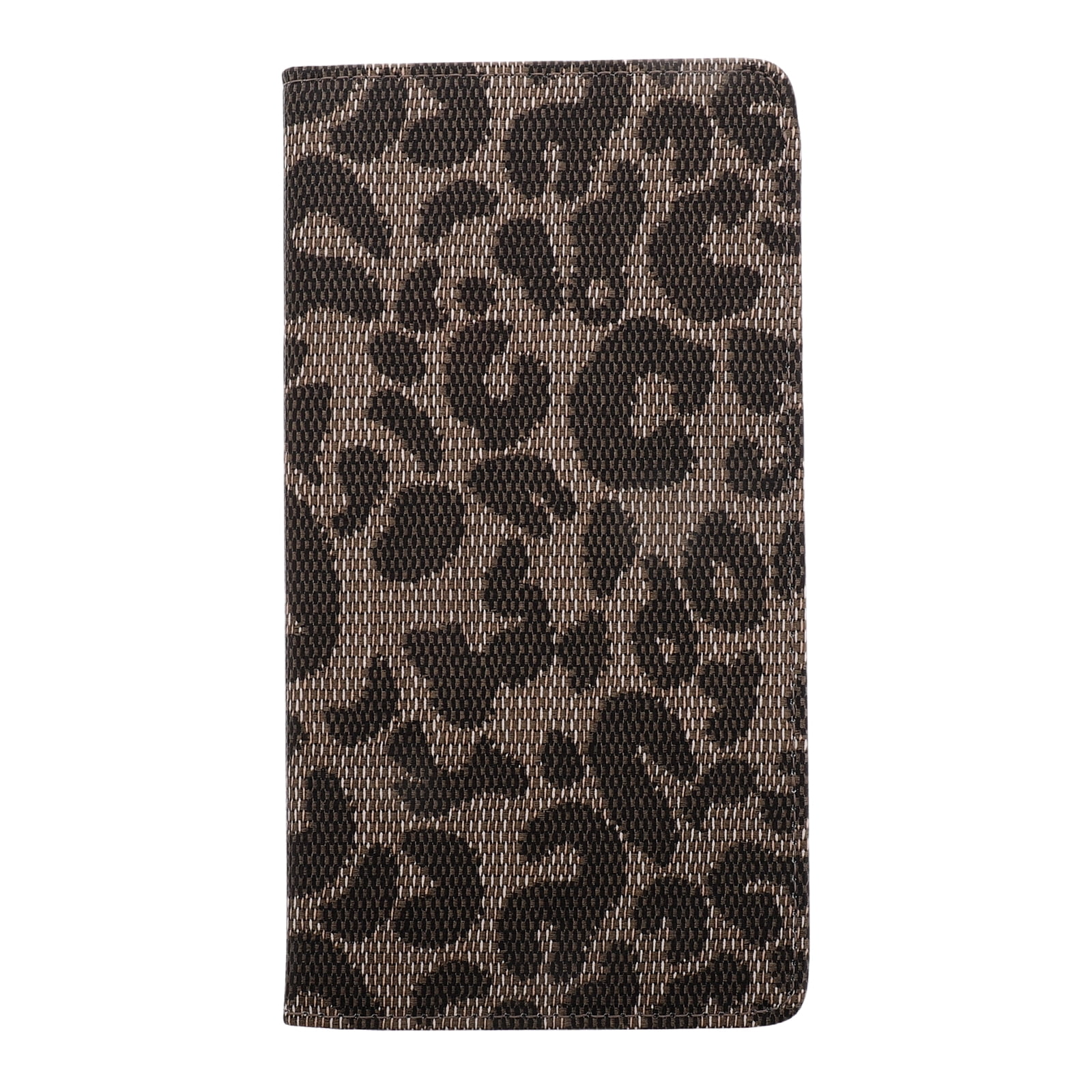WEUVEB PU Leopard Print Car Registration Holder Multifunctional ...