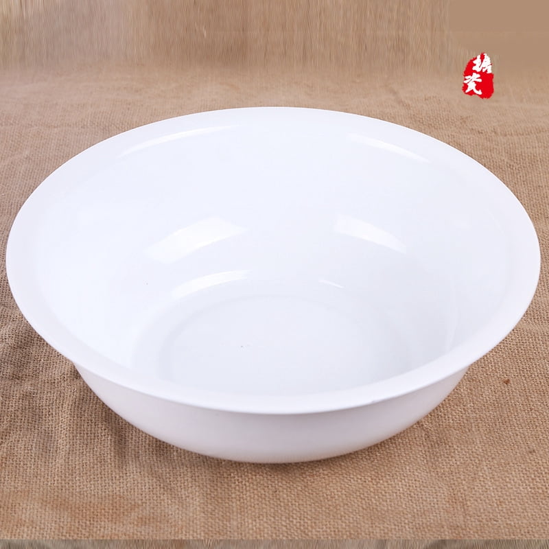 Dayesque 30cm Retro Enamel Washing Basin Vintage Style Soup Bowl Mixing ...