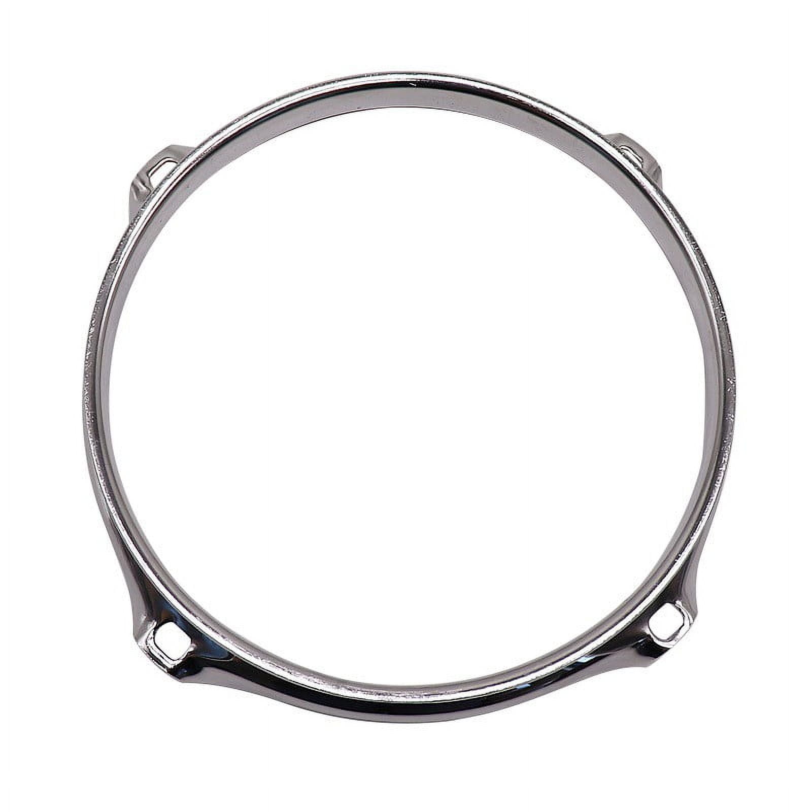 Dayesque Silver Drum Hoop Protector 4 Hole Bass Drum Hoop Clamp Drum ...