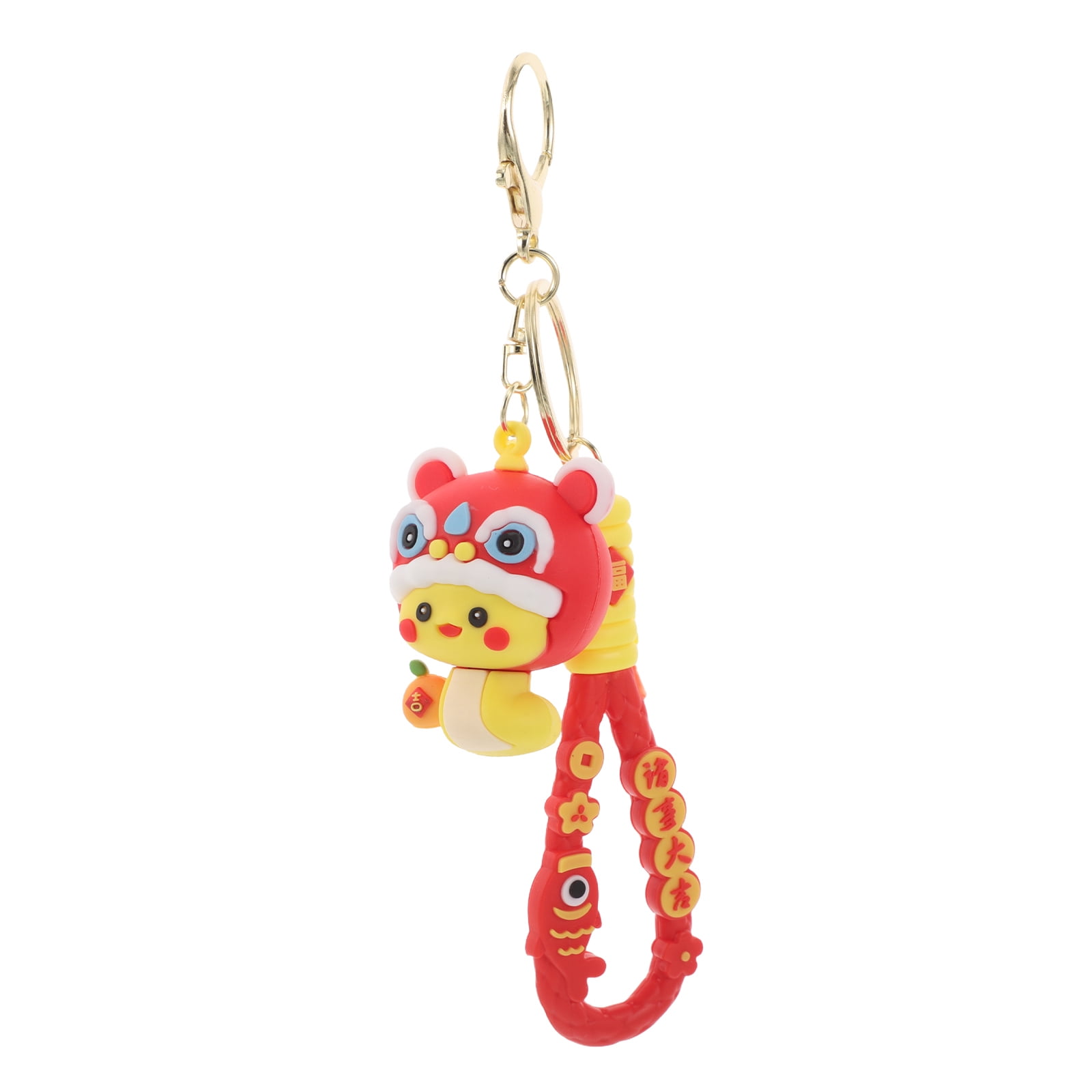 WEUVEB Chinese New Year Snake Figurine Year Of The Snake Keychain Multi ...
