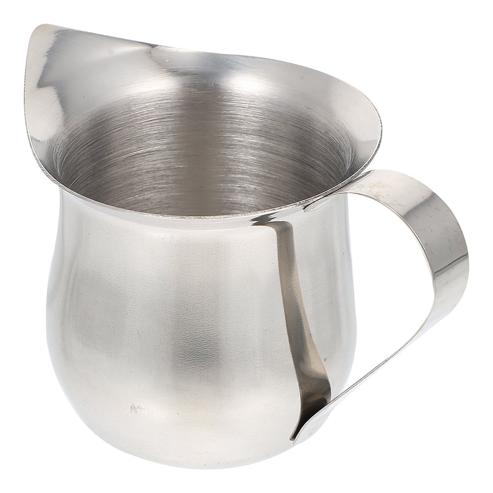 Dayesque Stainless Steel Milk Steamer Cup Metal Pitcher With Handle 3oz ...