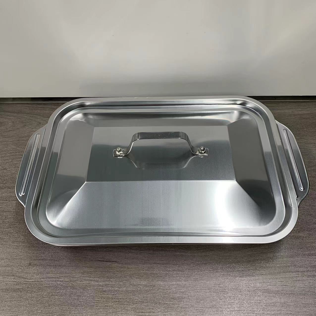 Dayesque Stainless Steel Lids Table Baking Covers Rectangular Tray Lid ...