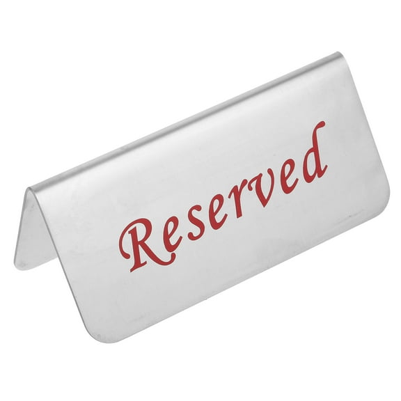 Reserved Signs Chairs