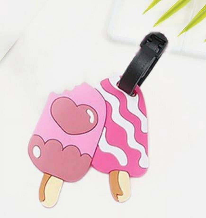 Dayesque Travel Luggage Tag Ice Cream Suitcase Tags for Keys Backpacks ...