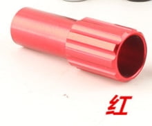 WEUVEB Bicycle Gear Adjuster Screw Aluminum Alloy Inline Adjuster Red ...