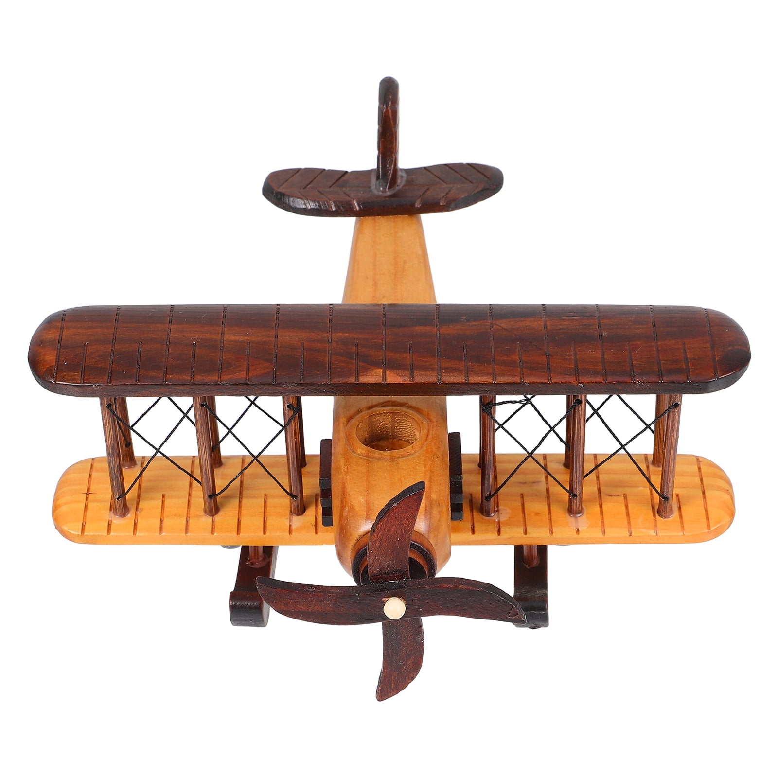 WEUVEB Classic Wooden Airplane Models Coffee Wood 1Set - Walmart.com