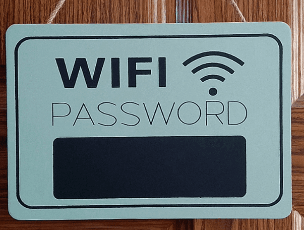 Dayesque WIFI Network Password Sign Wooden Plaque Home Decor WIFI ...