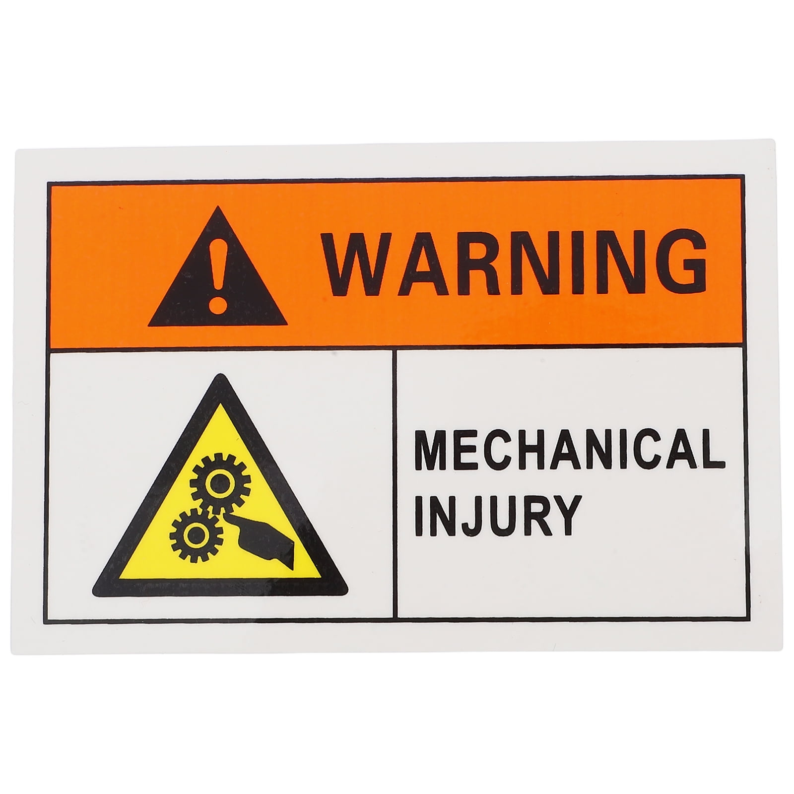 Dayesque Warning Sticker Industrial Warning Sign For Machinery Adhesive ...