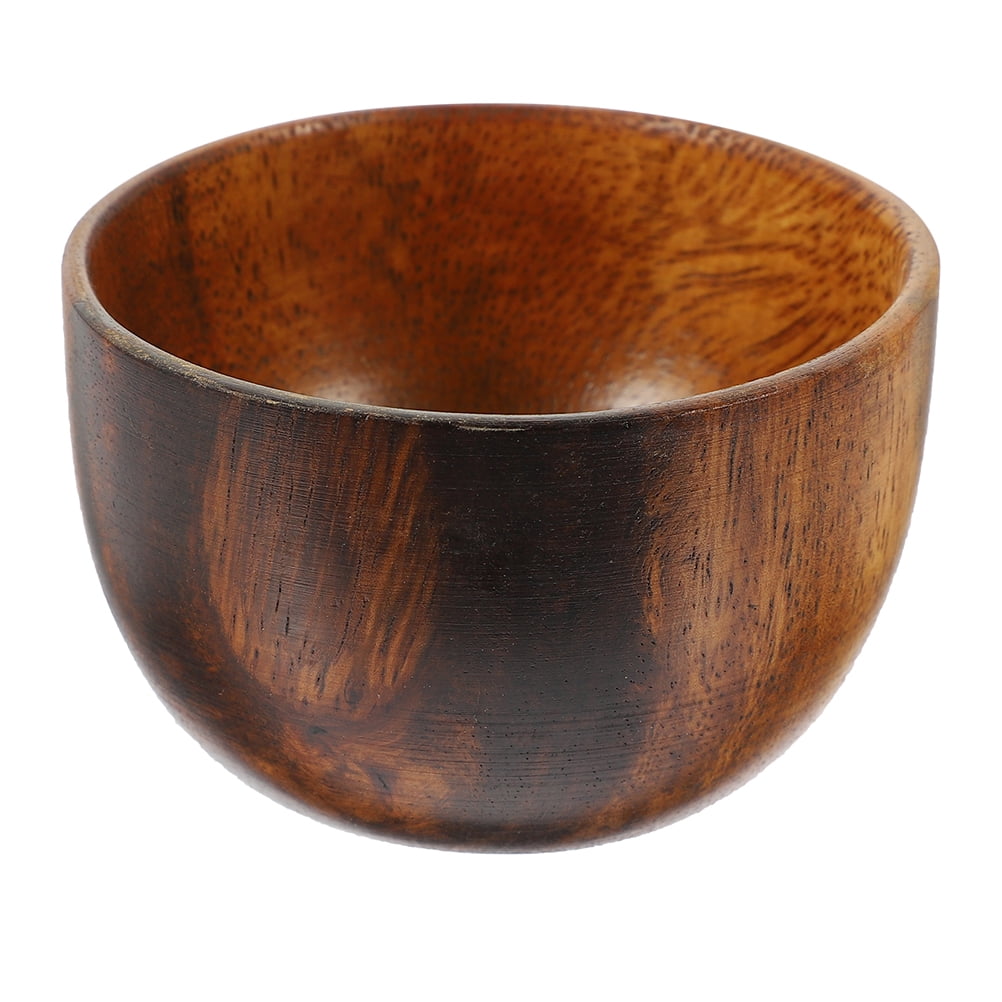 Dayesque Wood Rice Bowl Japanese Style Wooden Salad Bowl Multi-Purpose ...
