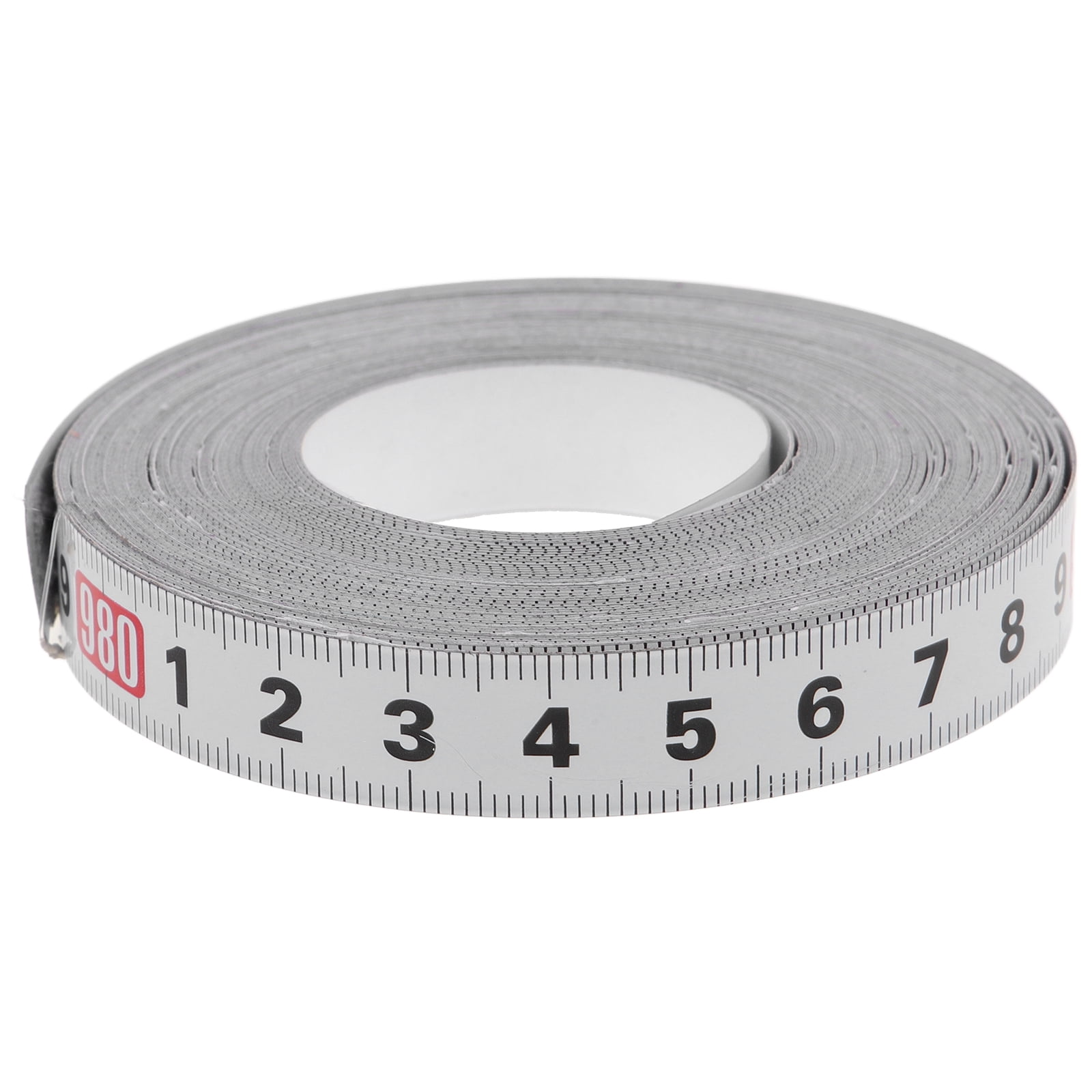 WEUVEB Workstation Self-Adhesive Measuring Tape, White Carbon Steel ...