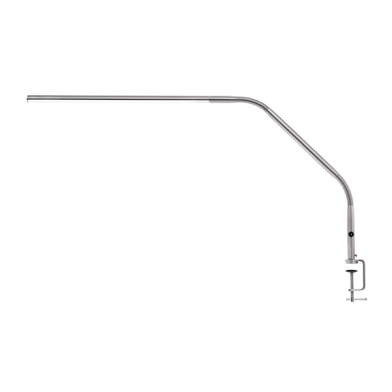 Daylight Slimline 3 LED Table Lamp, Reading Bedroom Light with Brushed ...