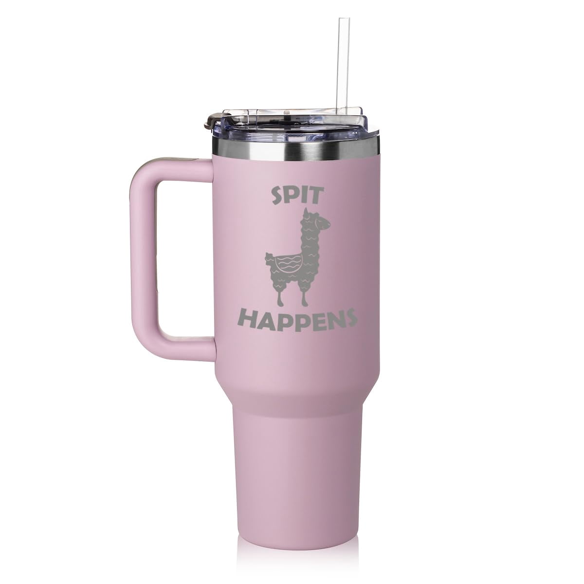 Daylor 40 oz Tumbler with Handle and Straw Lid Stainless Steel ...