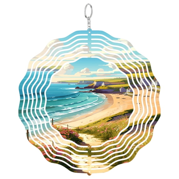 Daymer Bay 3D Wind Spinner Laser Cut Metal Hanging Ornament Patio Decor ...