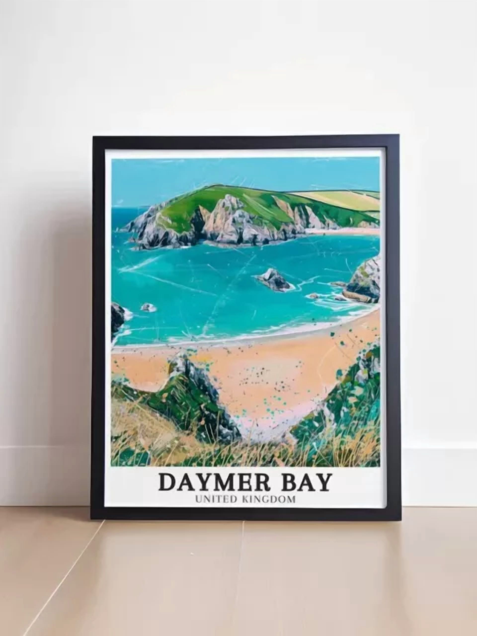 Daymer Bay Wall Art - Brea Hill North Cornwall Art Home Decor Vintage ...