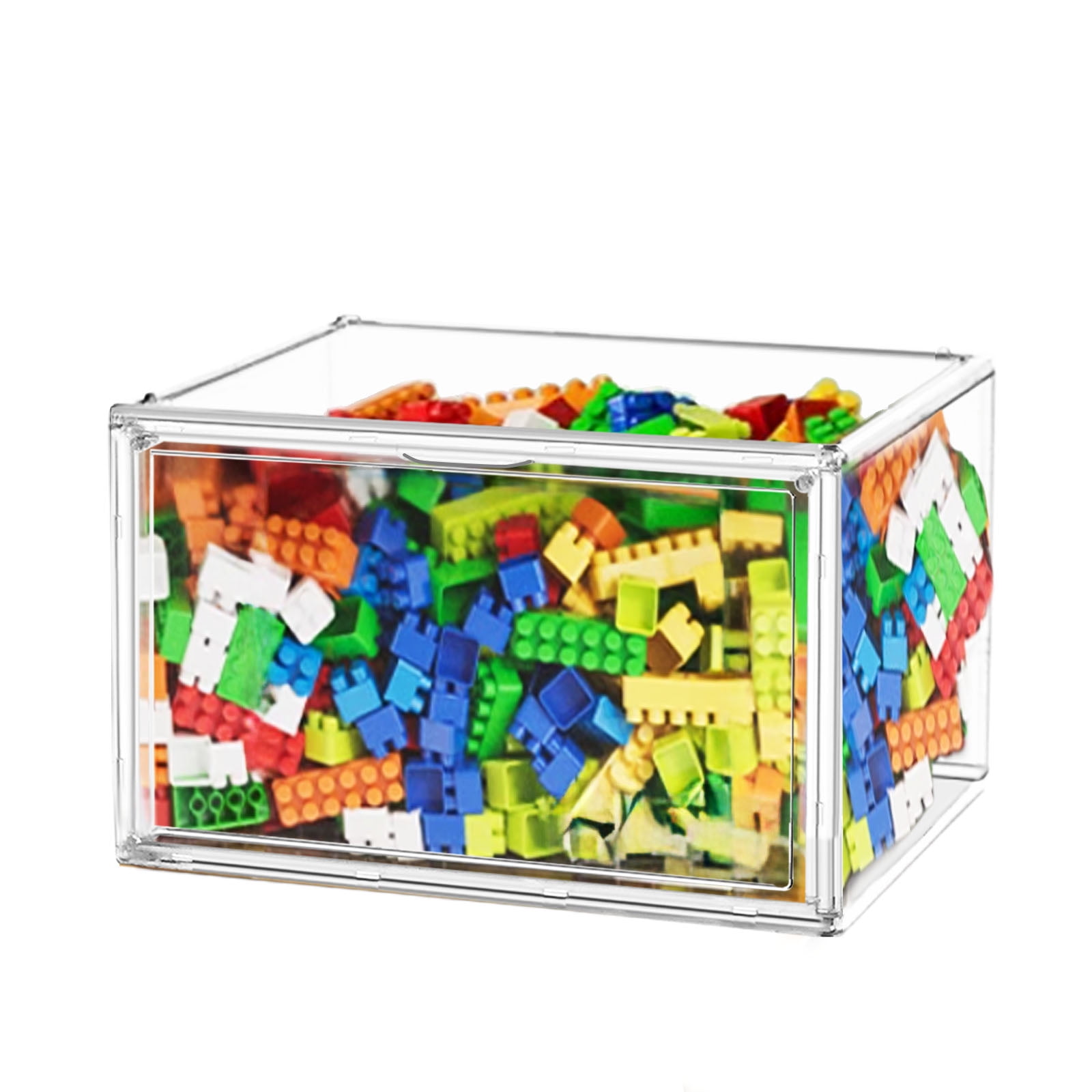Dayooh PET Plastic Stackable Toy Storage Box, Clear - Walmart.com
