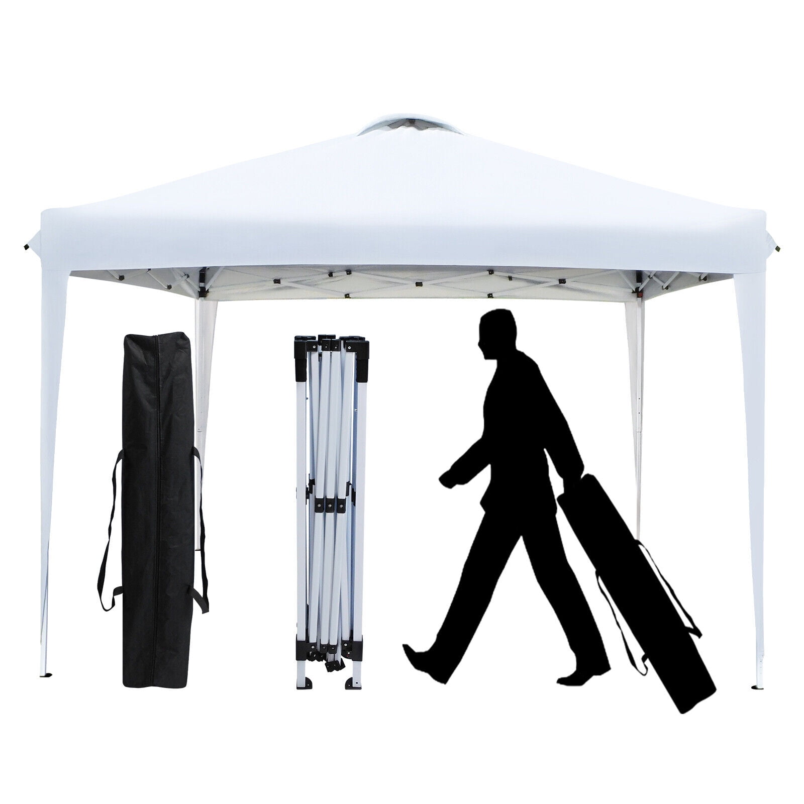 Dayplus 10x10ft Pop up Canopy Tent Heavy Duty Instant Outdoor Portable ...