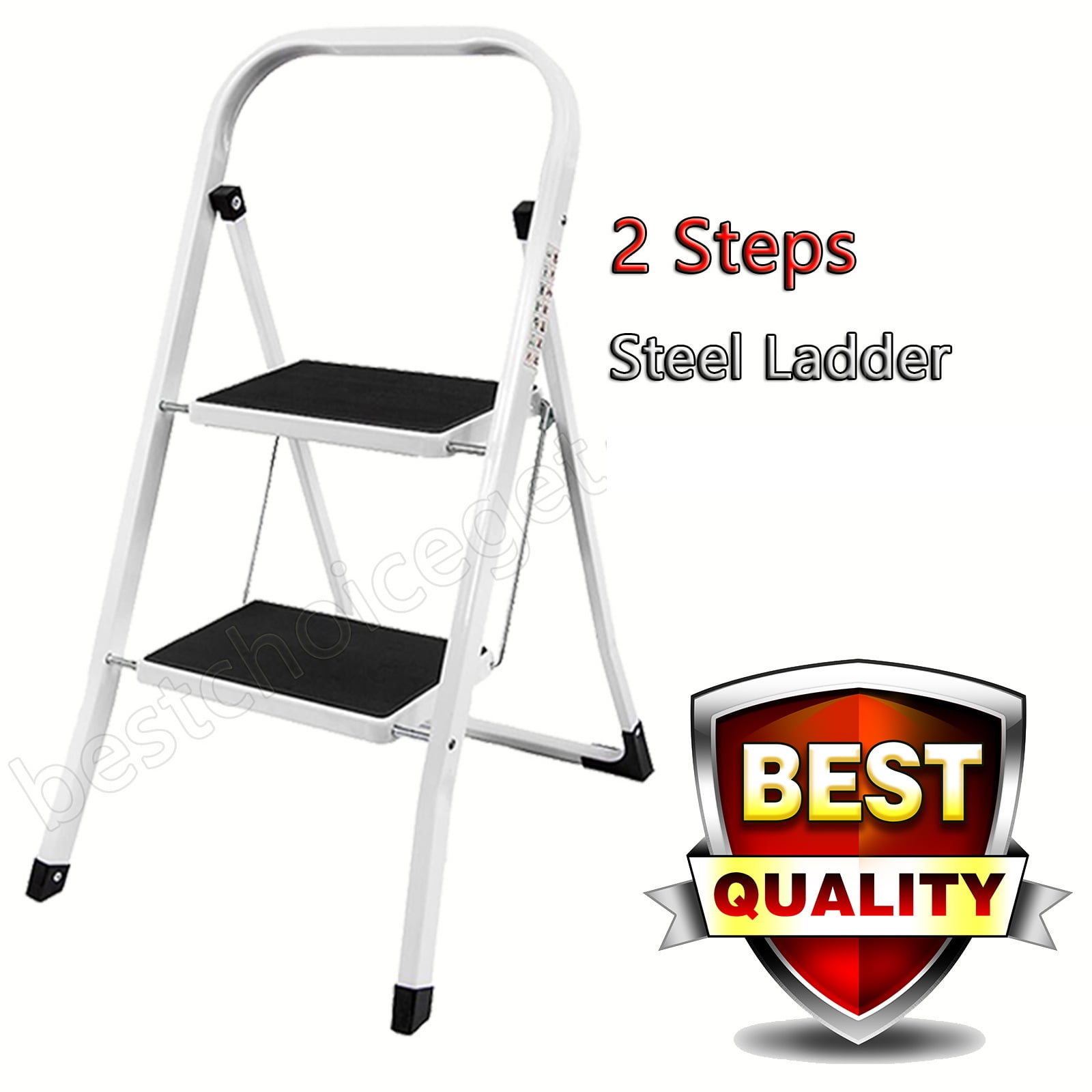 Dayplus 2 Step Ladder Stool Portable Folding Ladder Collapsible Ladder ...
