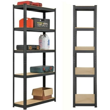 Dayplus Heavy Duty Racking Shelves Garage Shelving Units with 150cm x ...