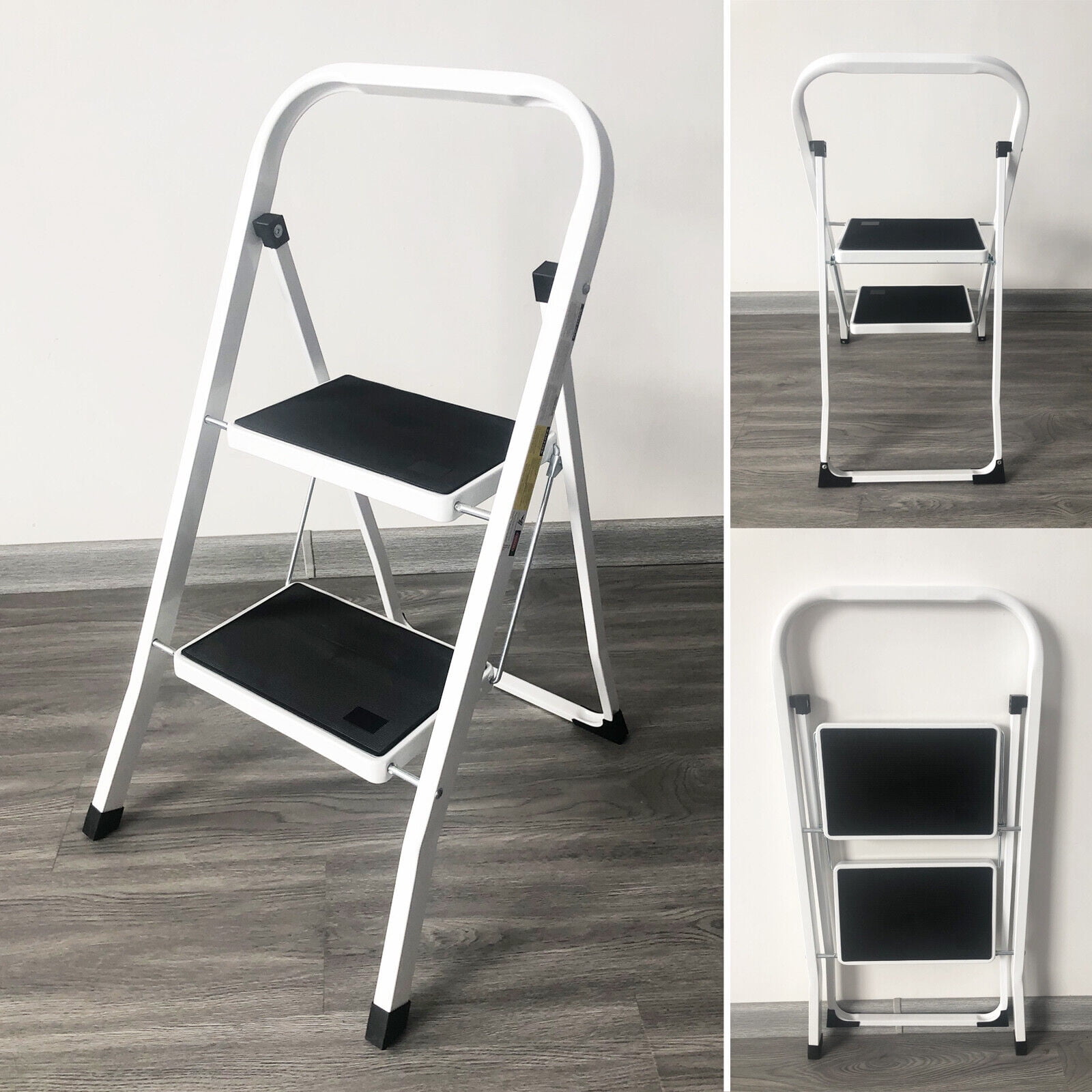 Dayplus Folding Step Ladder 2 Kitchen Stool Mini Step Ladder Foldable ...