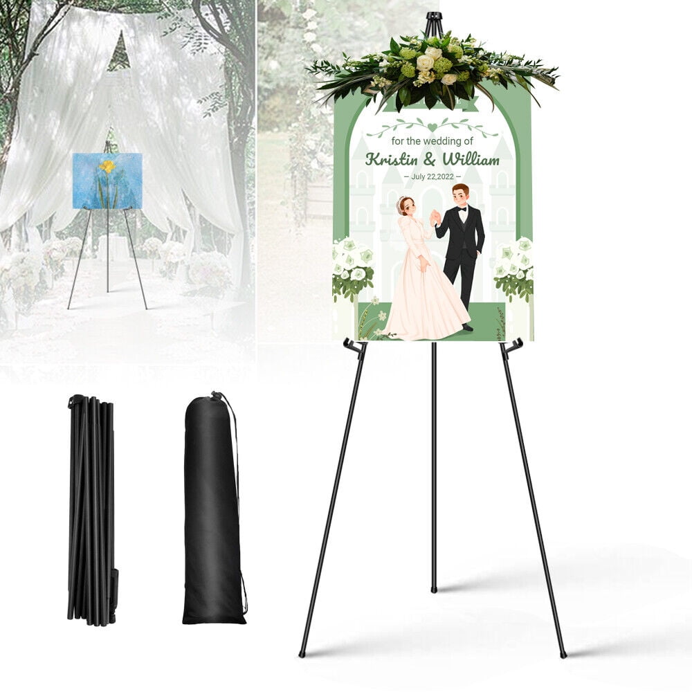 Dayplus Portable Easel Stand for Wedding Painting Display Folding ...