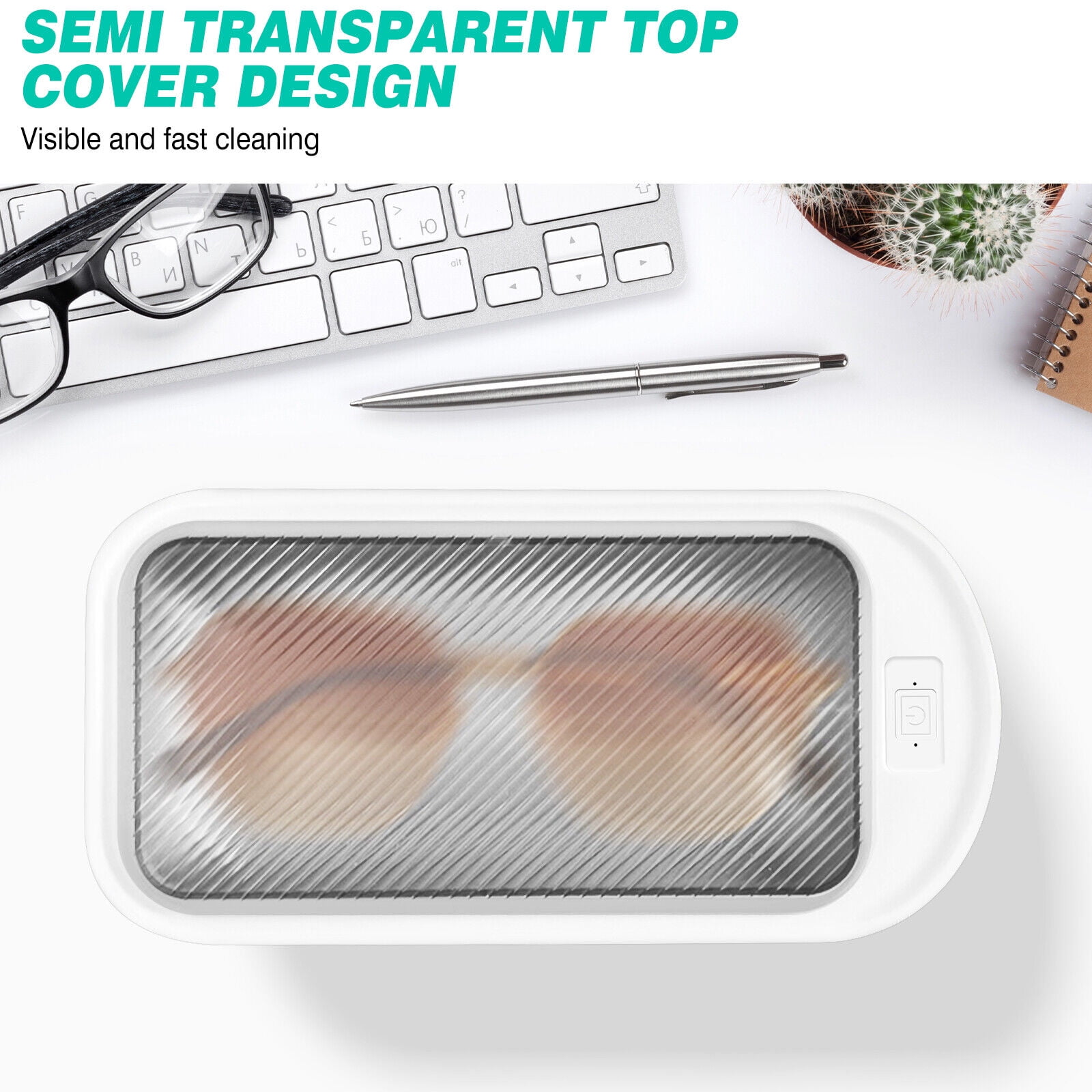Dayplus Ultrasonic Cleaner Sonic Wave Tank Glasses Watch Jewellery ...