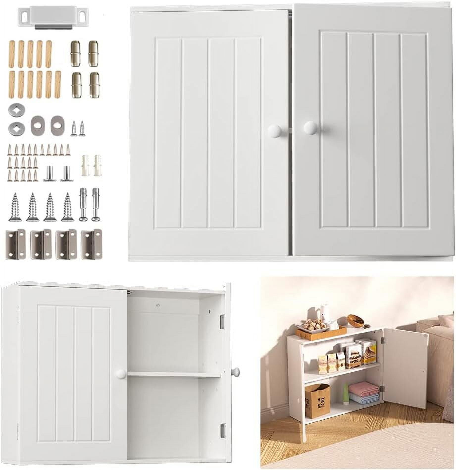 Dayplus Wall Bathroom Cabinet,Freestanding Slim Bathroom Storage Unit ...