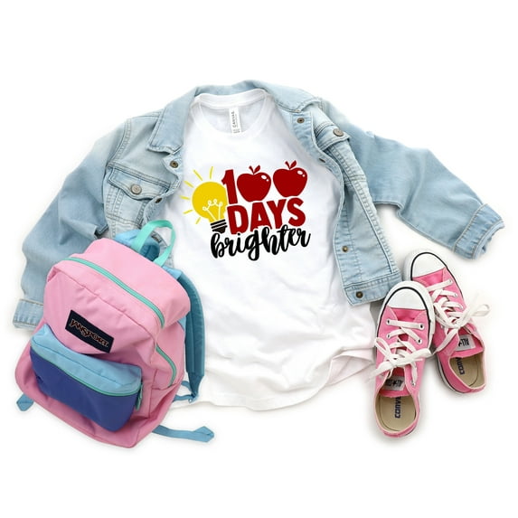 Days Brighter Shirt Days Of School Teacher Gifts Teacher Appreciation Days Brighter Back t ...