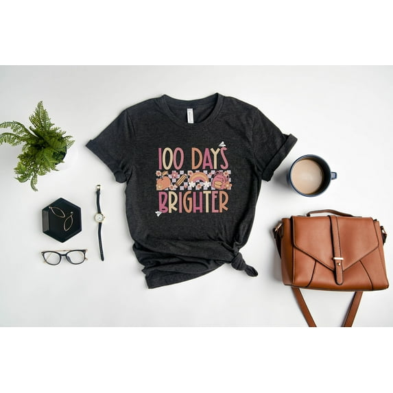 Days Brighter Shirt Days Of School Teacher Gifts Teacher Appreciation ...