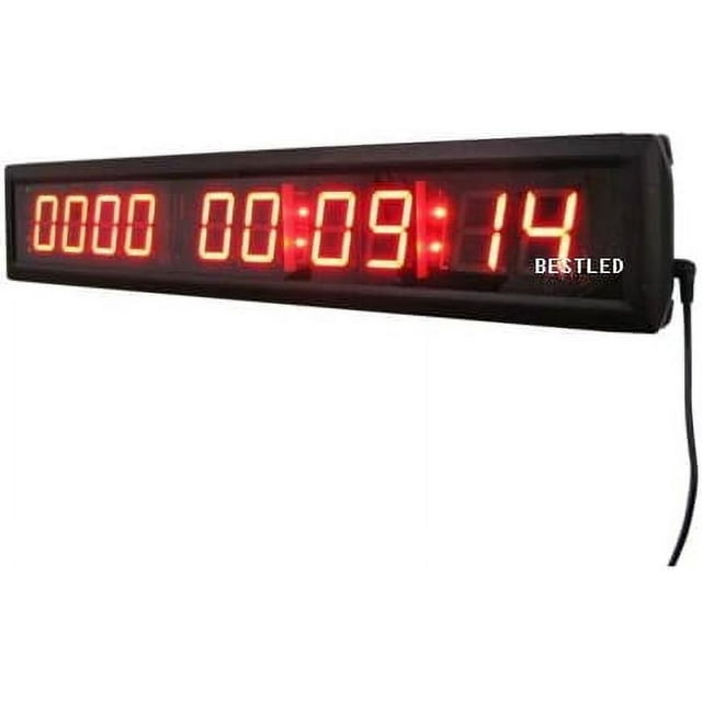 Days Countdown Clock 10 Digits Count up 10000 Days Hours Minutes ...