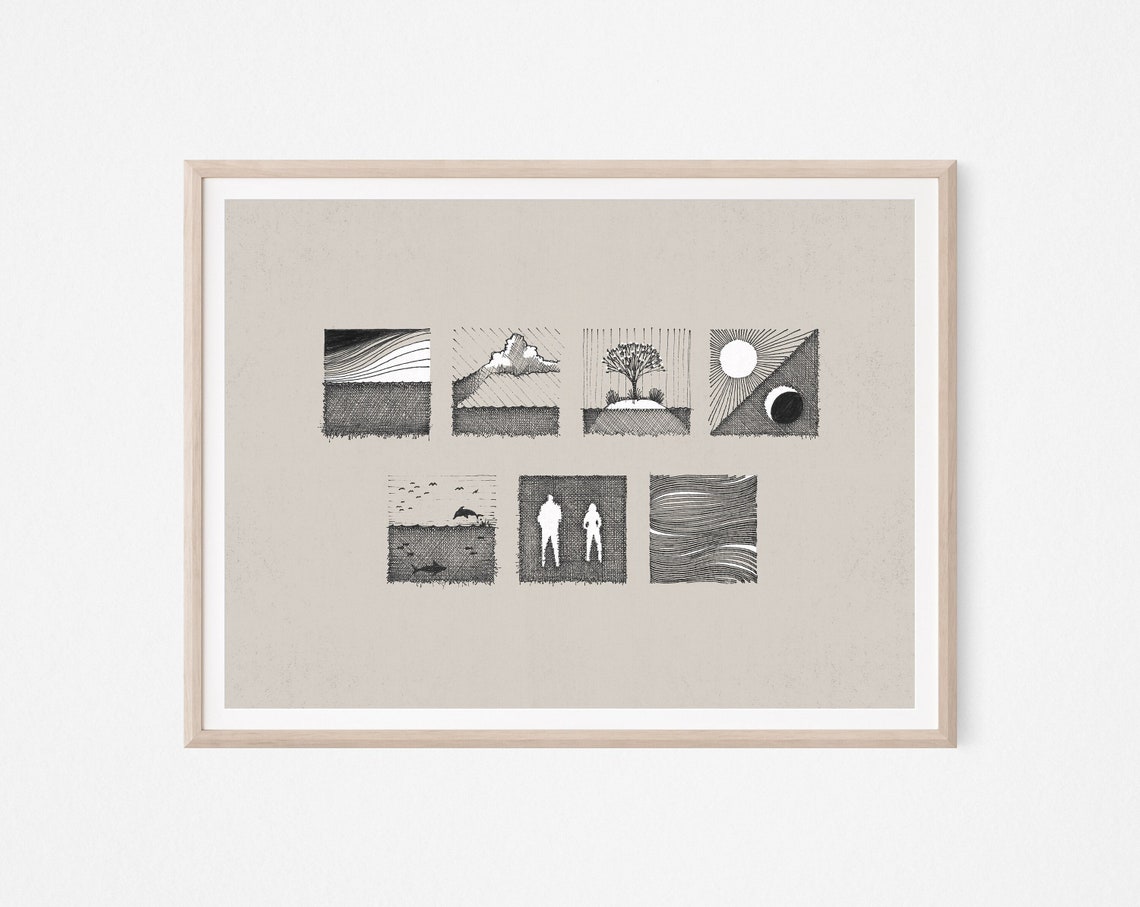 Days Of Creation, Digital Print!, Genesis Art, Bible Poster, Christian ...