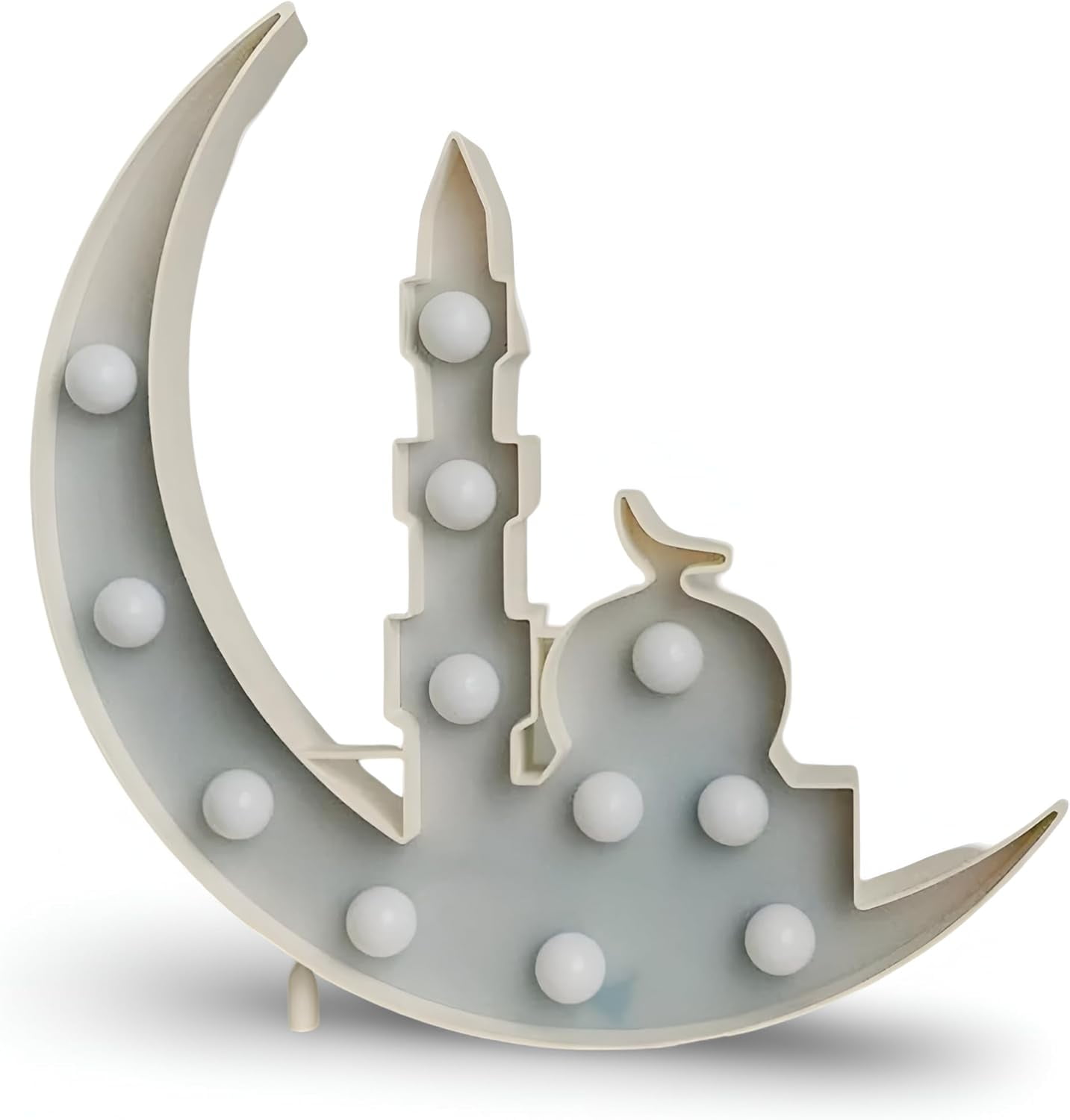 Days of Eid Moon Marquee Light - 12 Inch Crescent Moon Ramadan ...