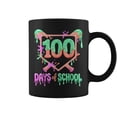 Days Of School Baseball Ice Cream Drip Th Day Player Coffee Mugs ...