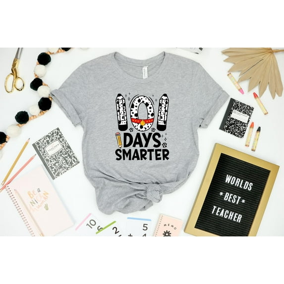 Days Of School Dalmatian Dog Shirt Back To School Shirt Days Smarter ...