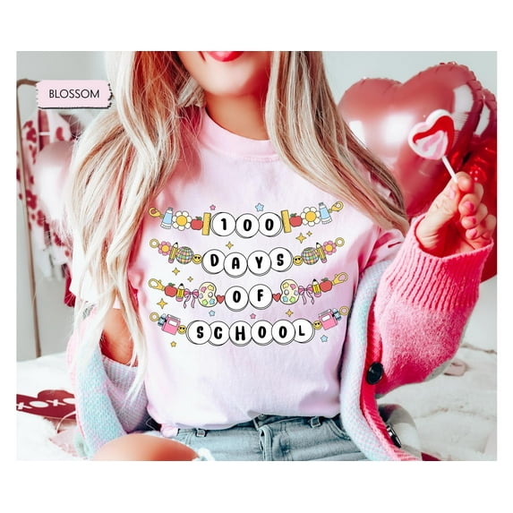 Days Of School Shirt, th Day Of School,Groovy Days Of School Teacher ...