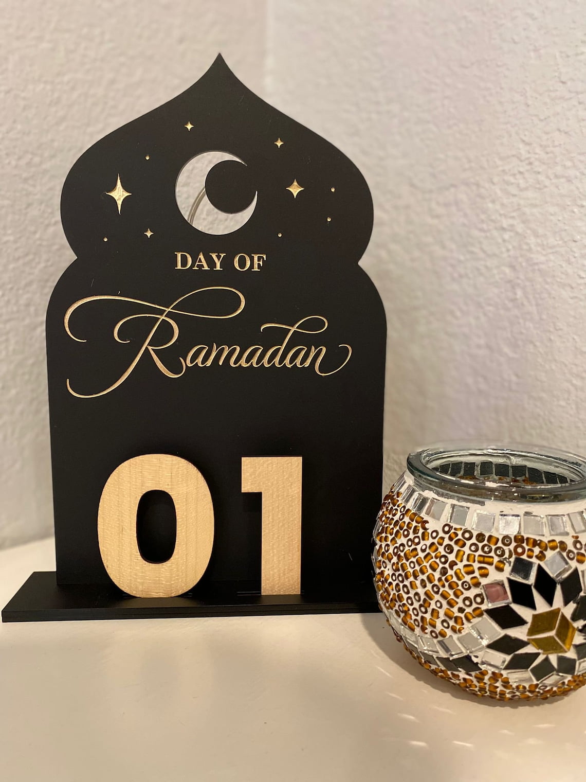 Days Until Eid Sign, Eid Decor, Ramadan Decor, Eid Countdown Sign ...