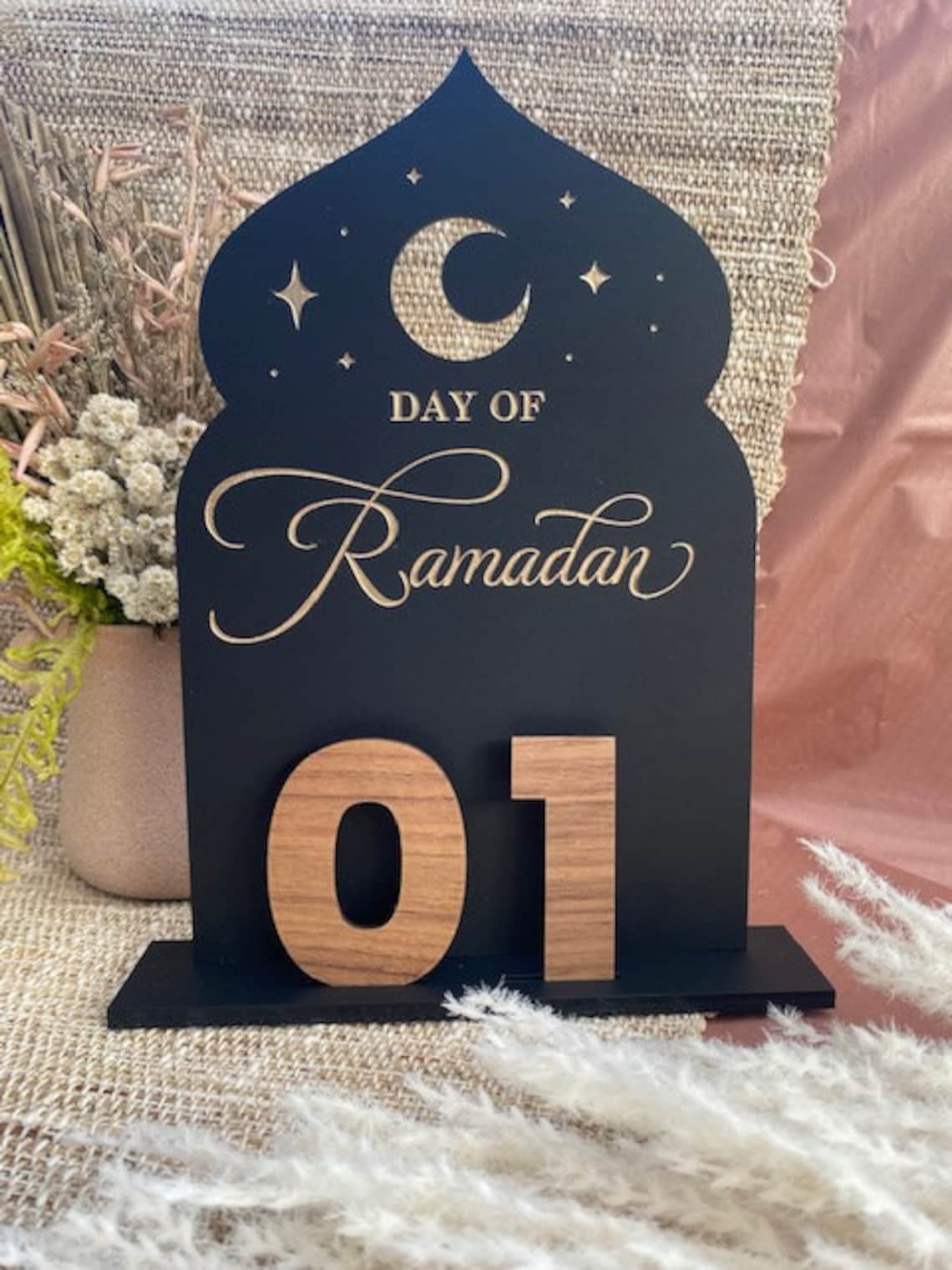 Days Until Eid Sign, Eid Decor, Ramadan Decor, Eid Countdown Sign ...