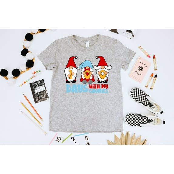 Days With My Gnomies Shirt Days Of School Teacher Gifts Teacher ...