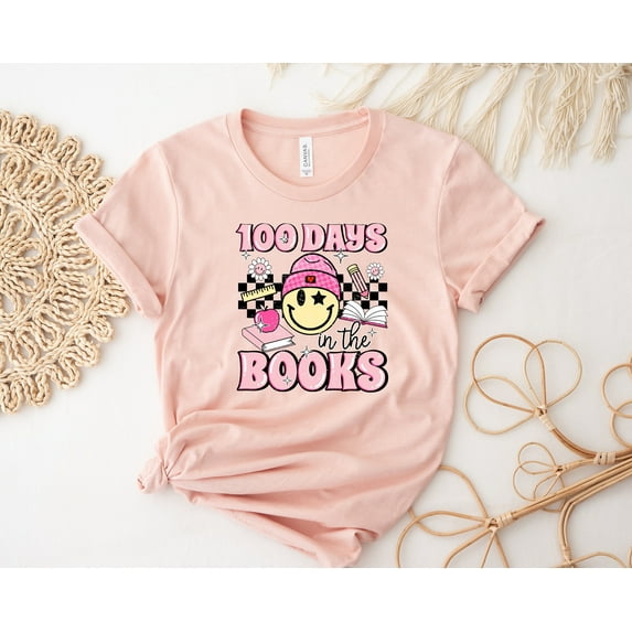 Days in the Books T-Shirt Days of School Shirt Back to School Happy ...