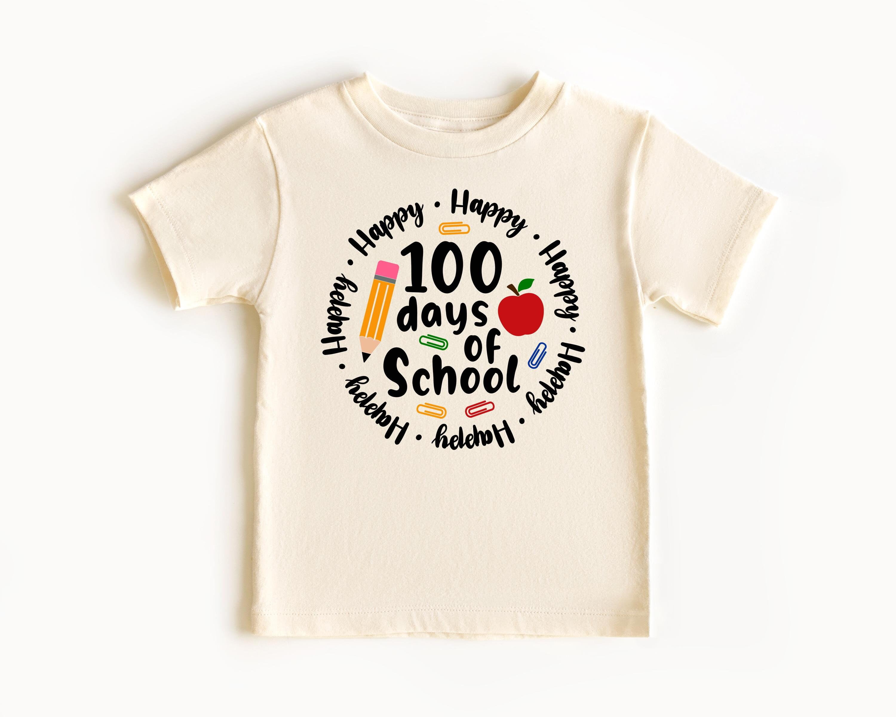 Days of School Shirt Day Shirt th Day Of School Celebration Student ...