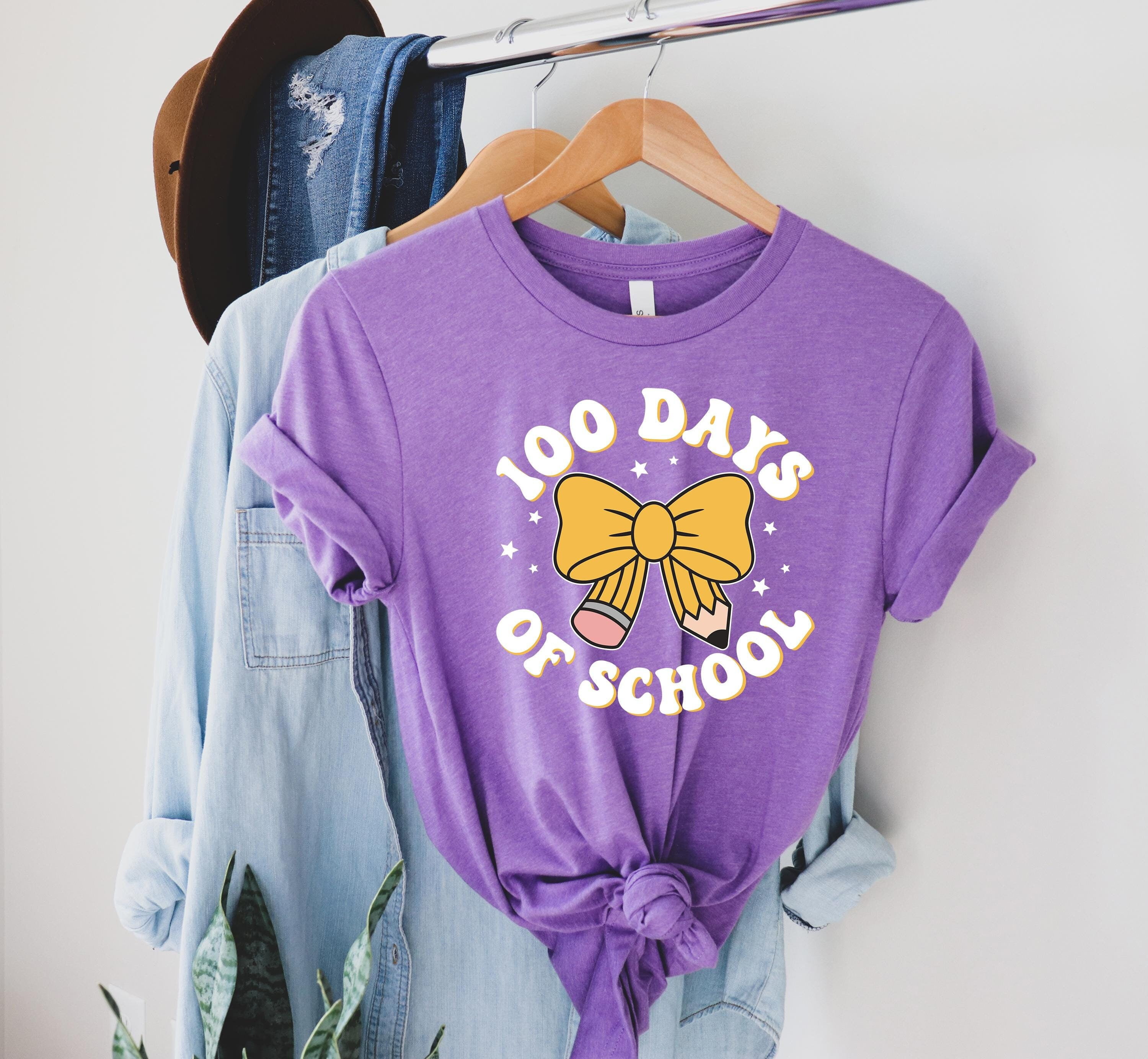 Days of School T-Shirt Day th Day Of School Celebration Student ...