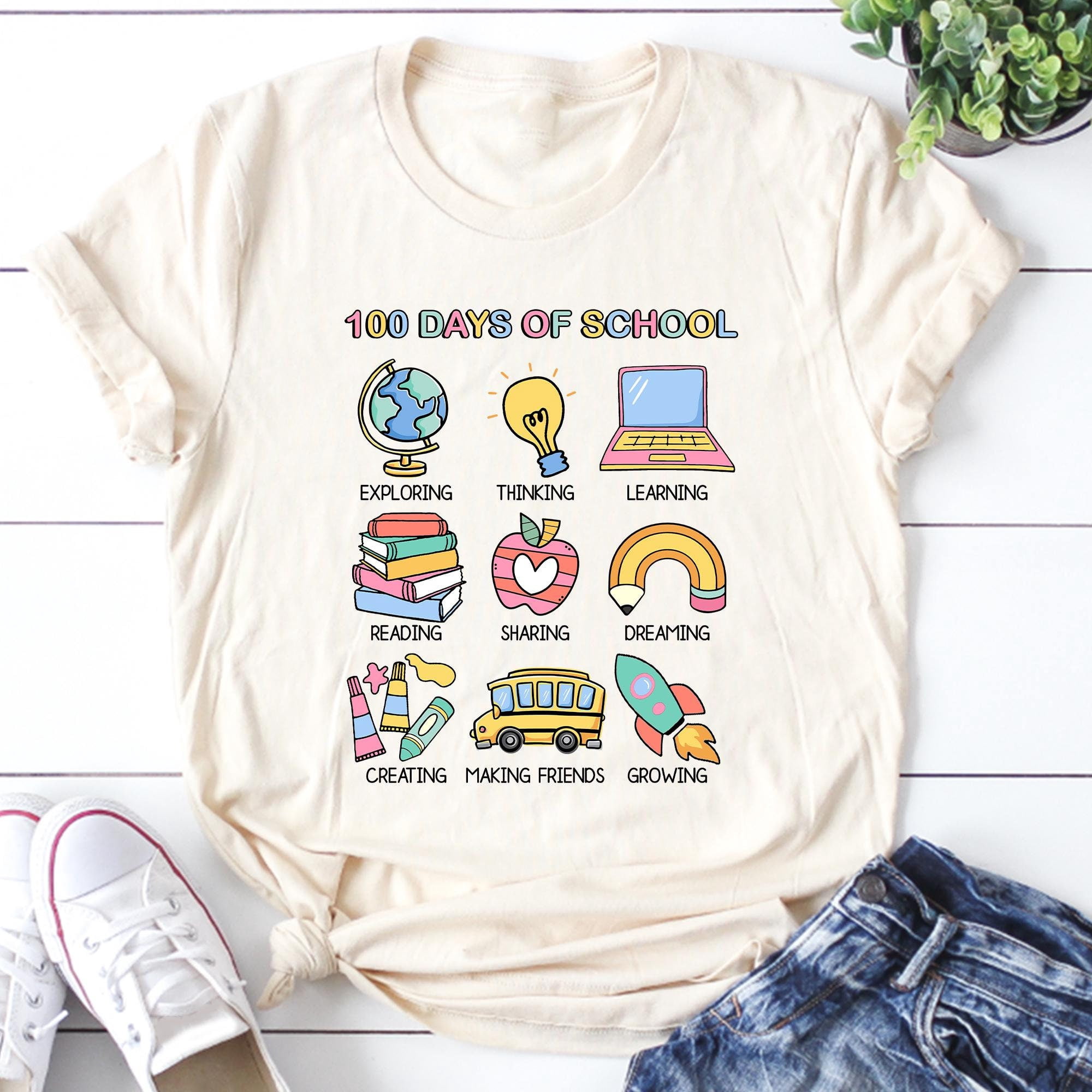 Days of School Teacher Shirt, Happy th Day of School Shirt, Days of ...