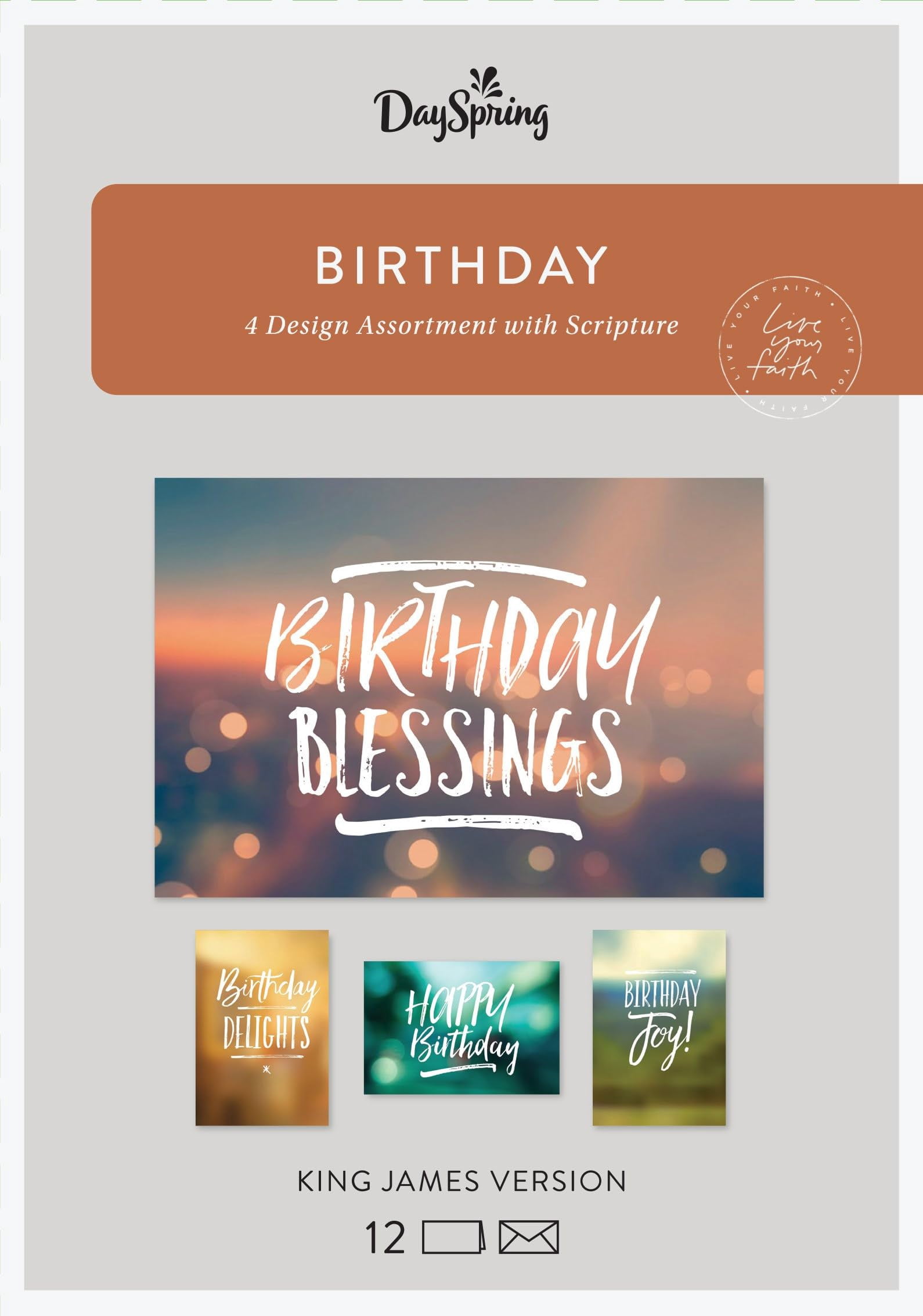 Dayspring Birthday - Simply Stated - SMR12 Boxed Cards, KJV (60937 ...