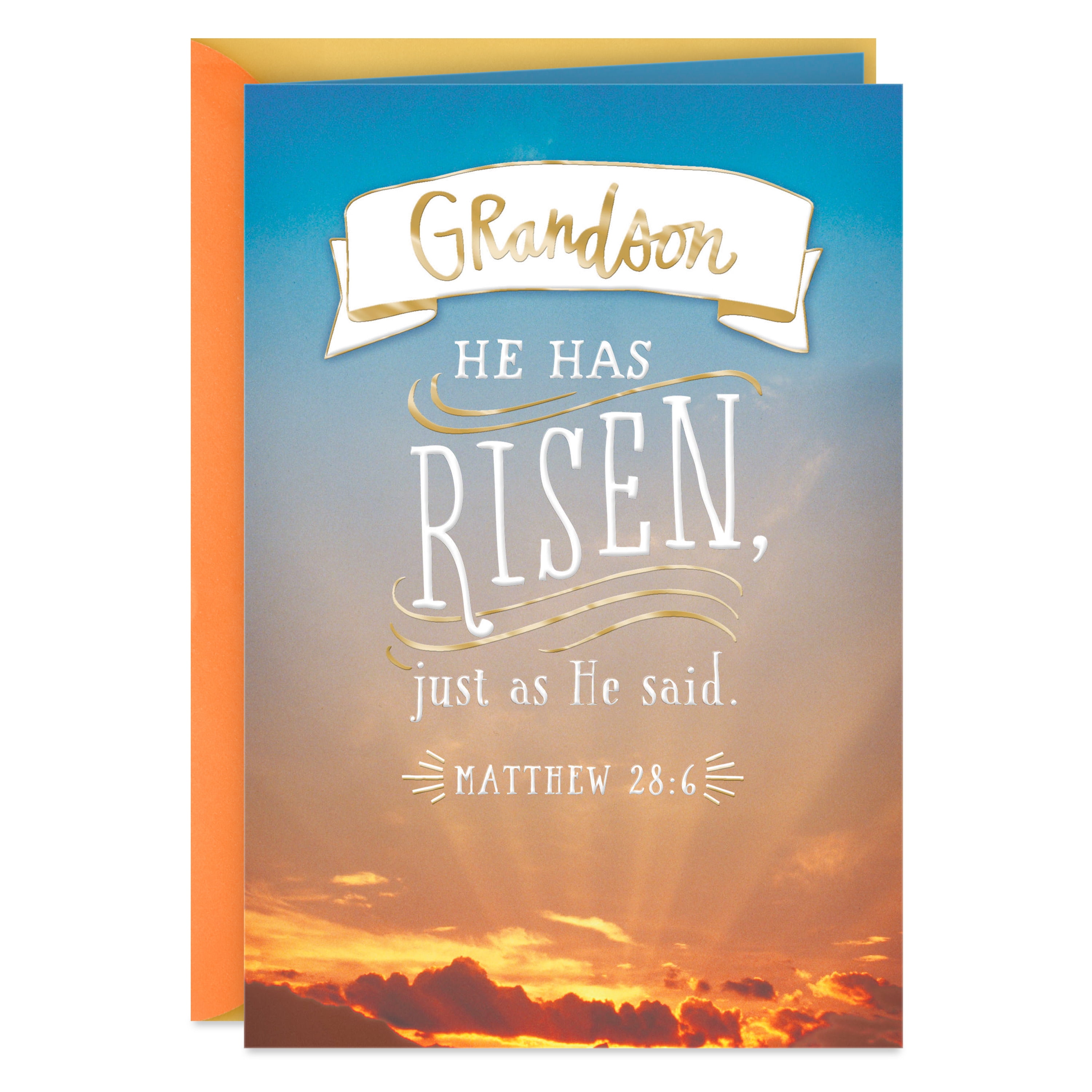 DaySpring Religious Easter Card for Grandson (Thanking God for You ...