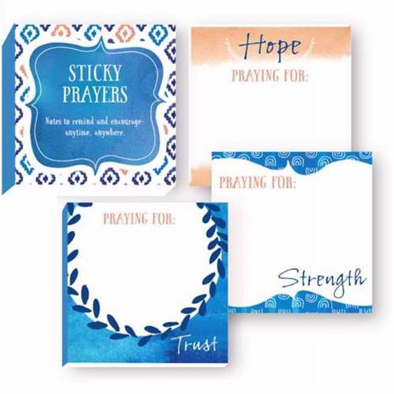 Dayspring Cards 66083 Sticky Note Set-Stick A Prayer Anywhere - 150 ...