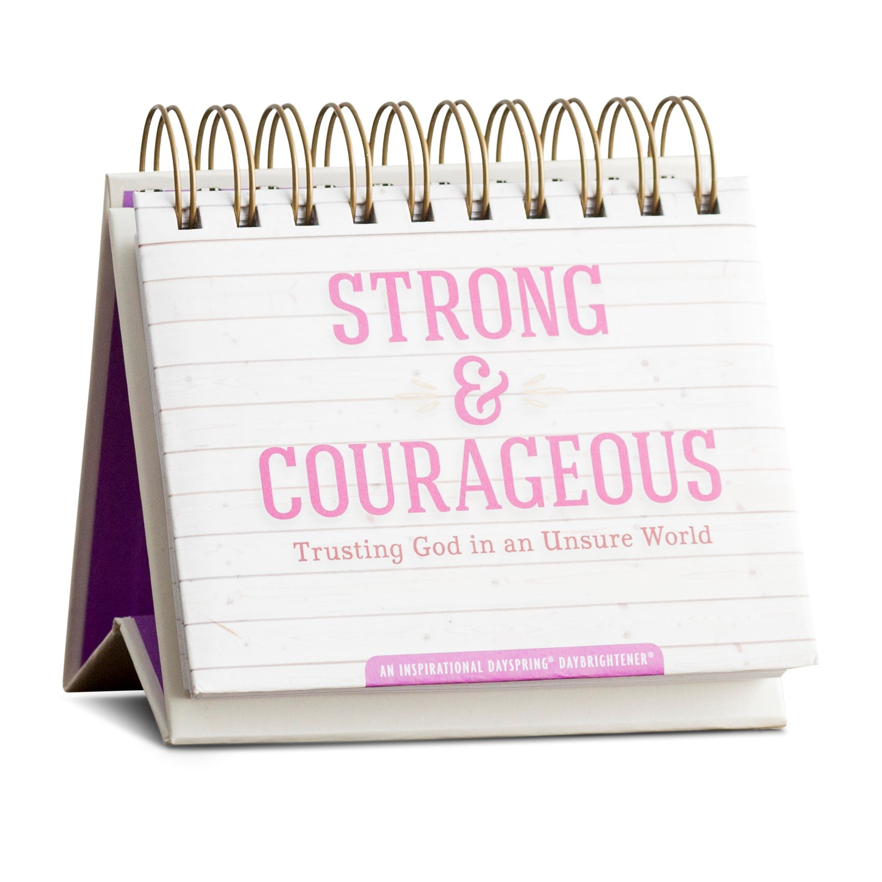 DaySpring, Strong & Courageous, Perpetual Calendar - Walmart.com