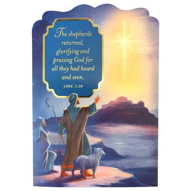 Dayspring Shepherds Praising God For All They Had Seen Holiday ...