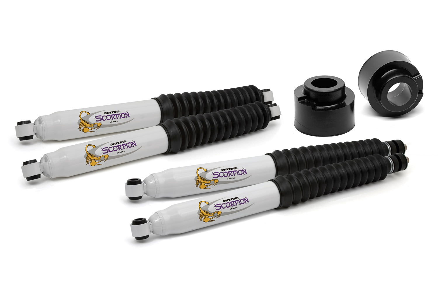 Daystar Comfort Ride 2.5 Inch Suspension Lift Kit with Scorpion Shocks ...