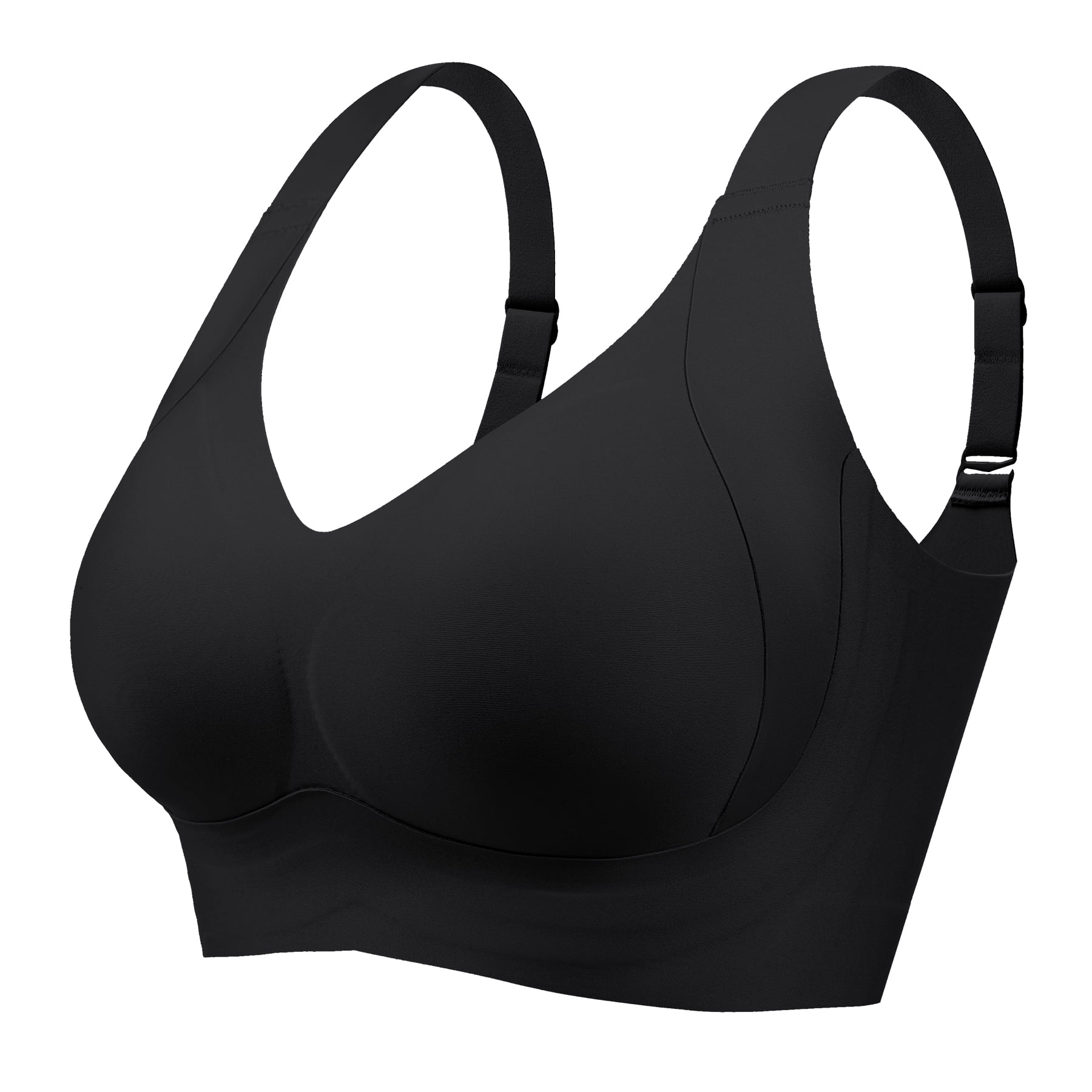 Daystry Plus Size Everyday Bras for Women Full Coverage Soft Sleep ...